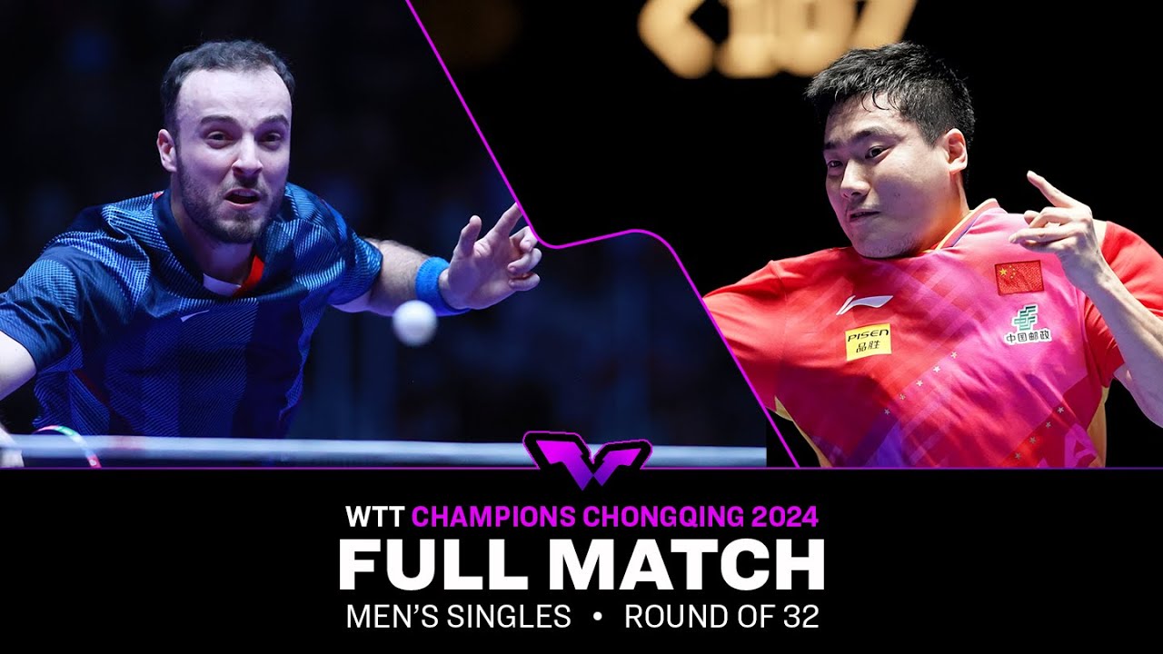 FULL MATCH | Simon Gauzy vs Liang Jingkun | MS R32 | #WTTChongqing 2024 ...
