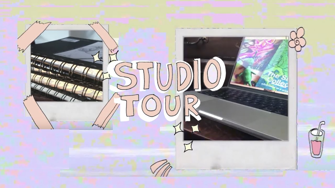 the art studio of a stick figure human studio tour & progress photos of ...