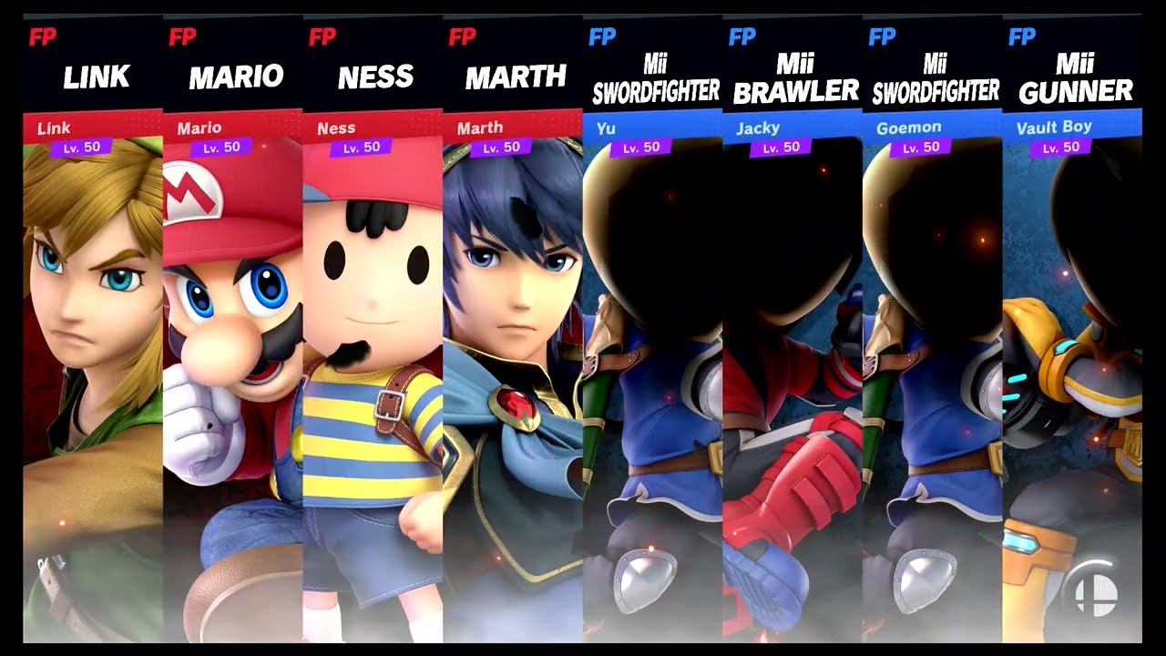 Super Smash Bros Ultimate Amiibo Fights – Request #23182 Boys vs Mii ...