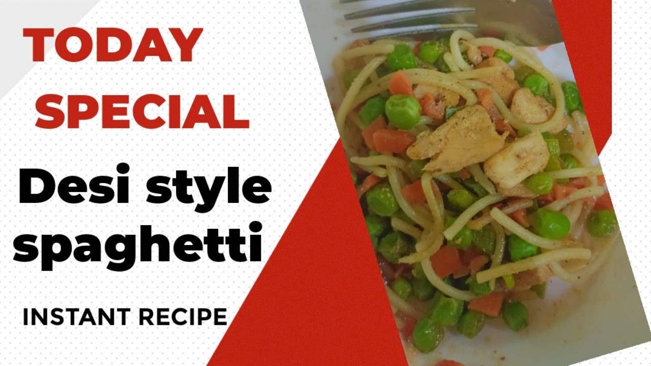 Desi Style spaghetti | Vegetable Spaghetti#how - YouTube