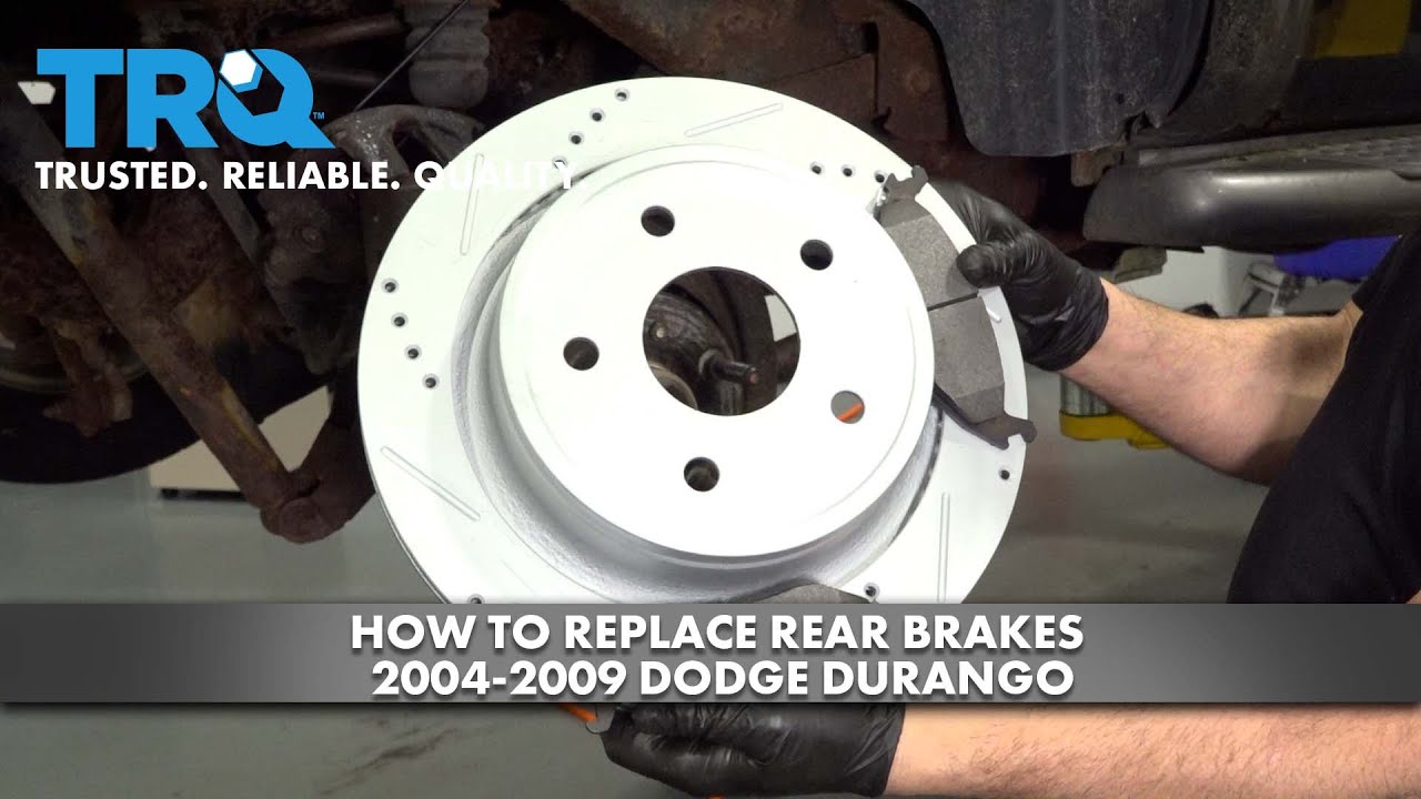 How to Replace Rear Brakes 2004-2009 Dodge Durango - YouTube
