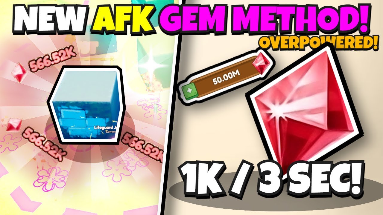 NEW BEST GEM METHOD! (OUTDATED DONT WATCH THIS) Roblox | SpongeBob ...