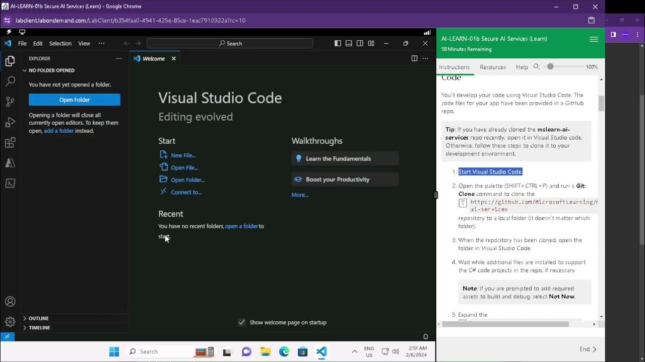 Microsoft Azure: Manage Azure AI Services Security(requires account) - YouTube