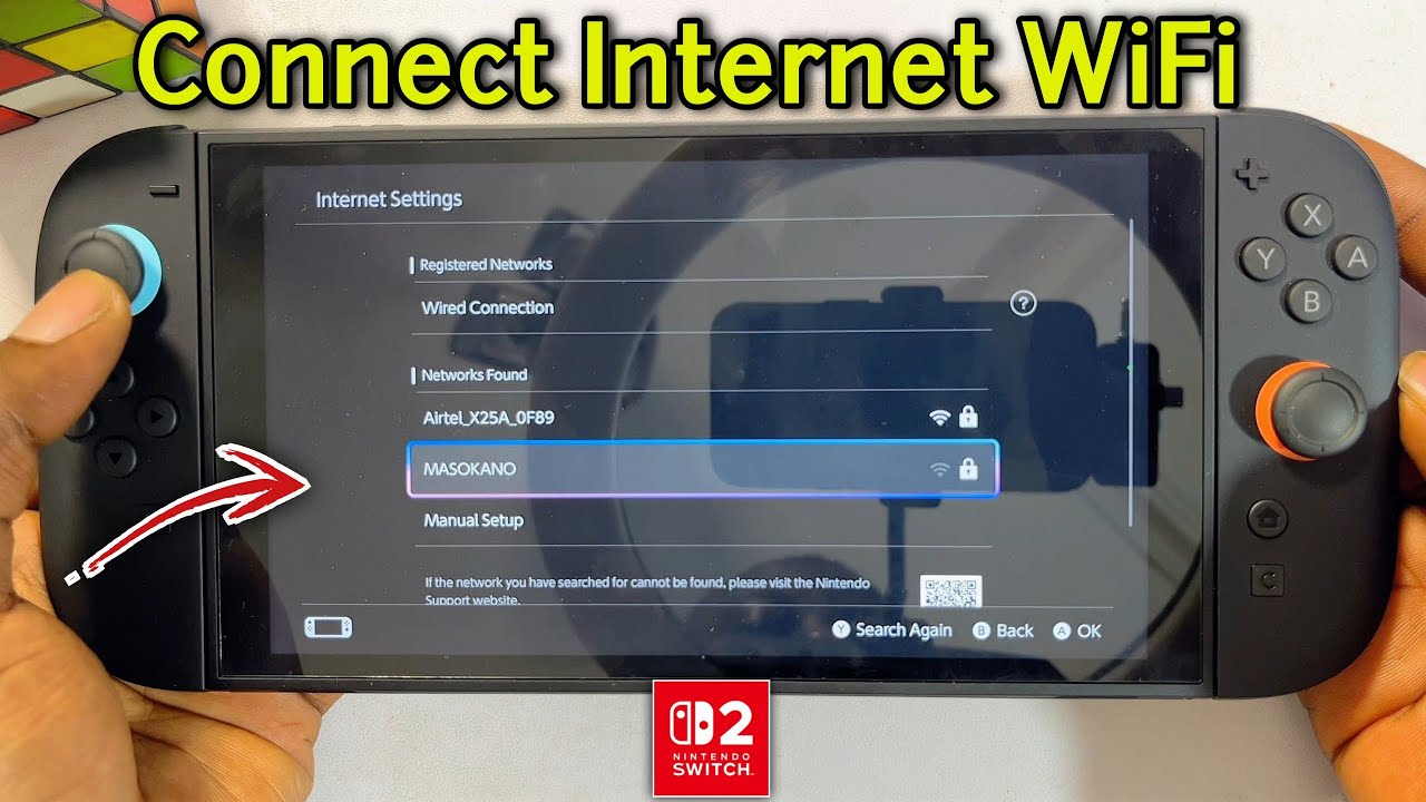 Nintendo Switch 2: How to Connect to Internet WiFi - YouTube