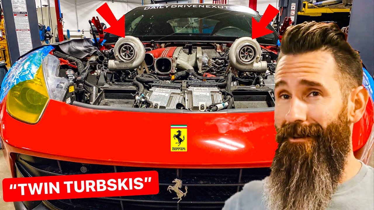 Aaron Kaufman Builds 1200 HP FERRARI TWIN TURBO F12 for DDE: Episode 1 ...