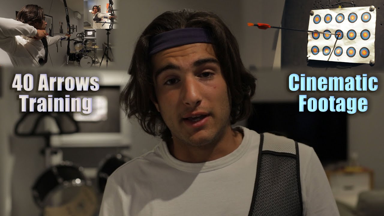 CINEMATIC Recurve Archery with 40 Arrows Training - YouTube