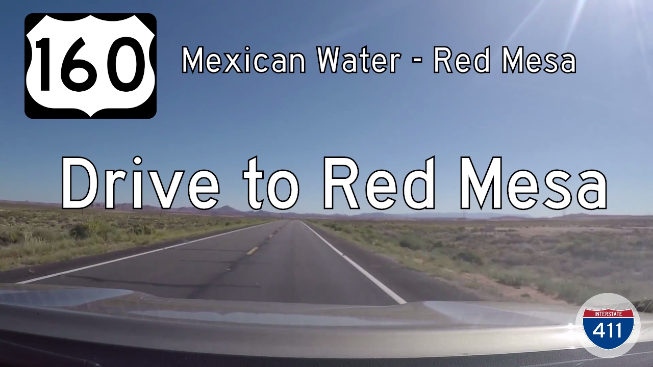 US Highway 160 - Mexican Water - Red Mesa - Arizona | Drive America's ...