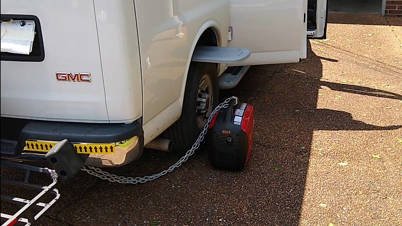 Optional positions for running the generator. Van Life 😁 - YouTube