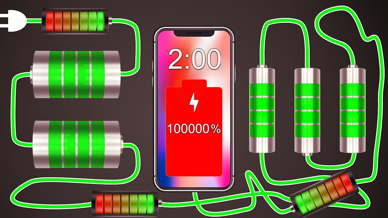 Overcharging Phone Battery 100000% [2 Minute Timer Bomb] ⚡ - YouTube