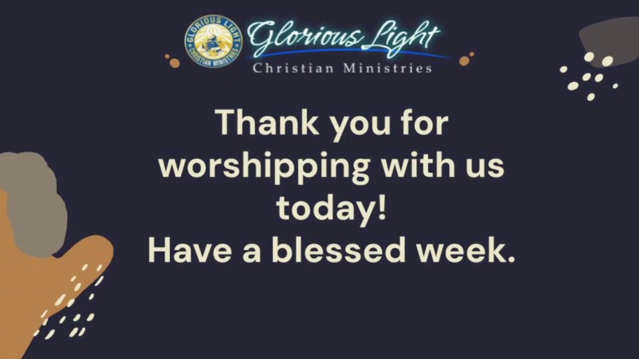 Glorious Light Christian Ministries (GLCM) Service Live Stream (3/24 ...
