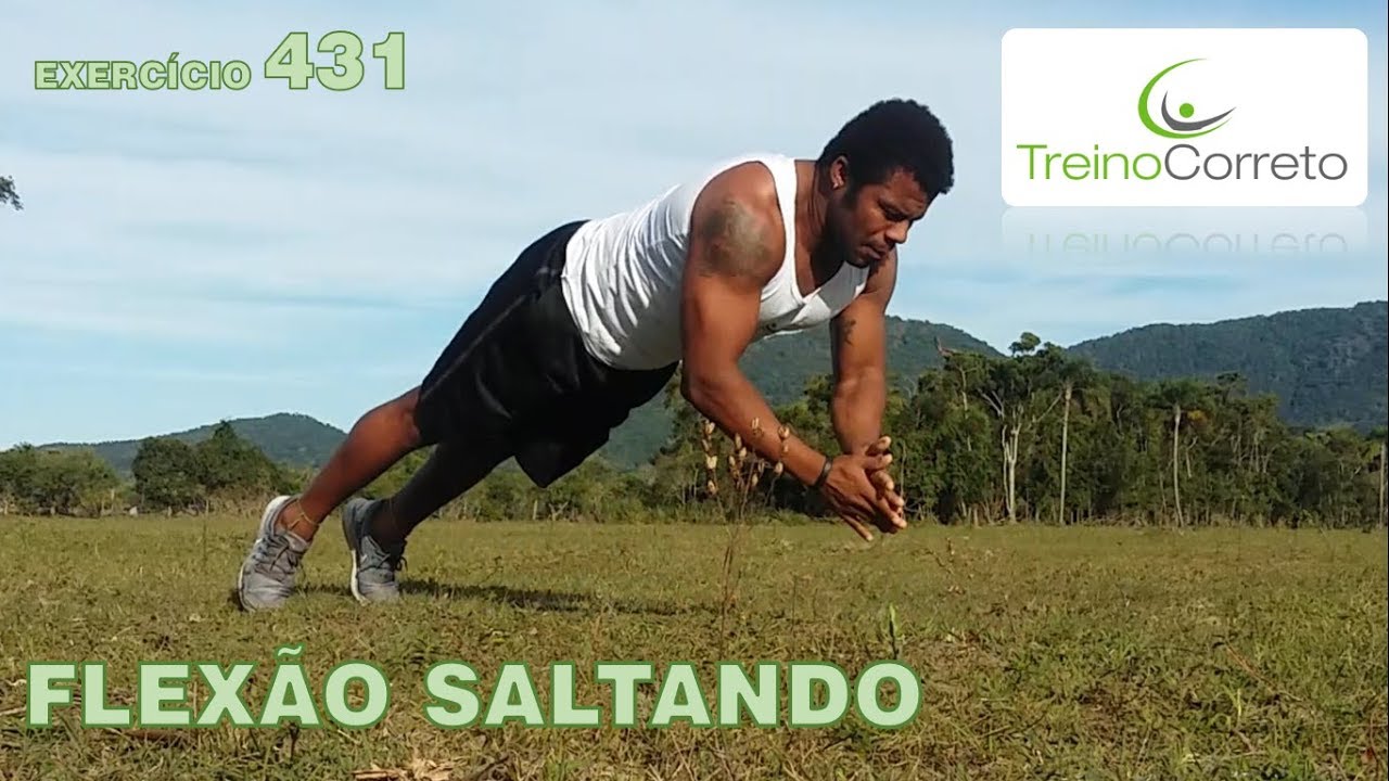 431. Flexão Saltando - Treino Correto - YouTube
