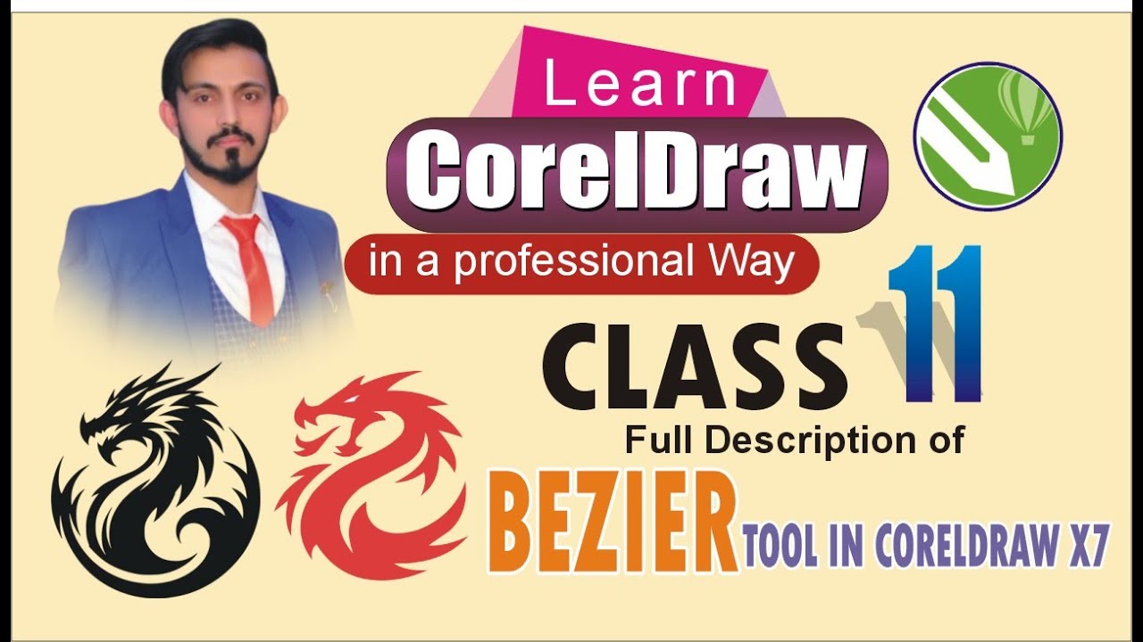How to Trace a Logo in CorelDraw Using Bezier Tool | Step-by-Step for ...