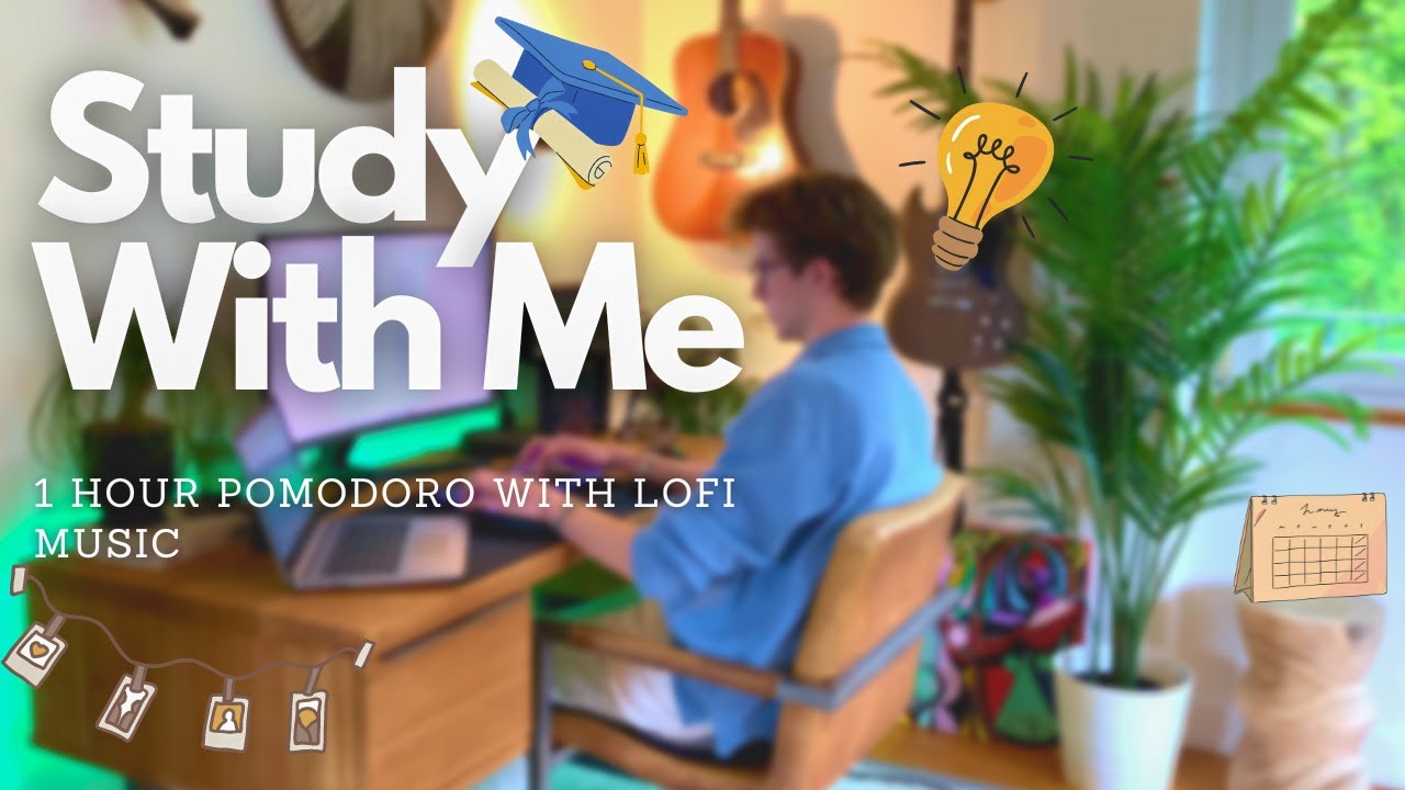 STUDY WITH ME 🪴| Study & Chill ☕ 4K (25/5 Pomodoro Timer⌛) | LoFi Music ...