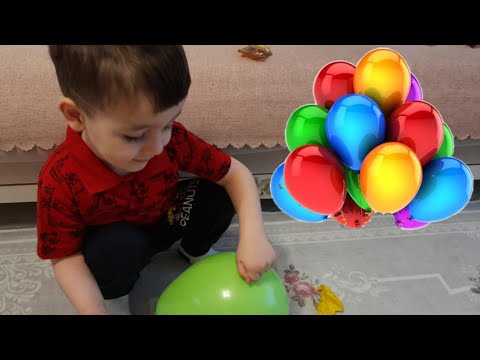 EMİR BALON PATLATMA OYUNU OYNADI.🎈📌🎈EMİR BALONLARI BULUP PATLATIYOR.🎈🎈