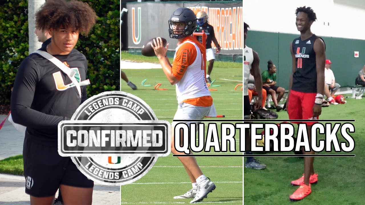 Quarterbacks at Legends Camp | Colin Hurley, Adrian Posse & Cedrick ...