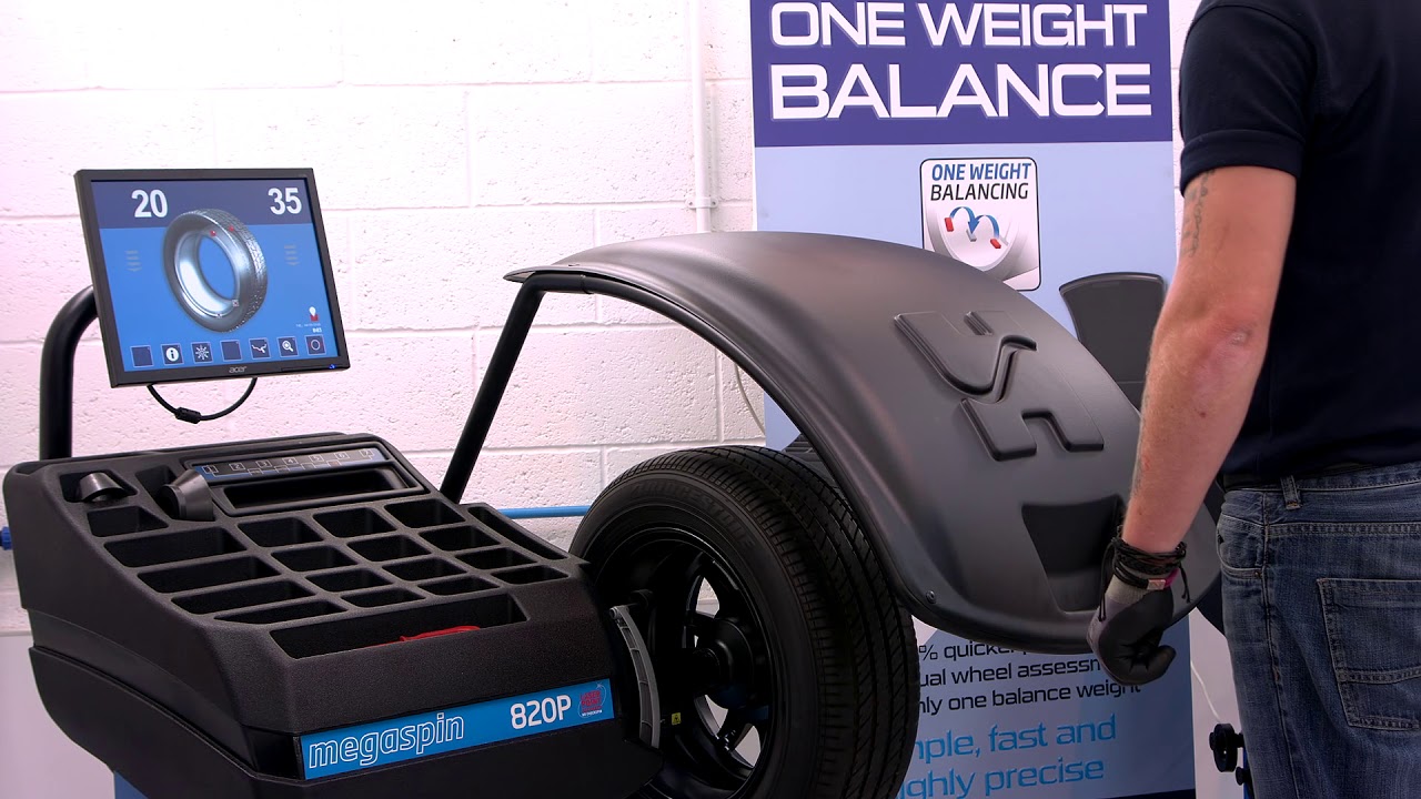 megaspin 820P Wheel Balancer now with One Weight Balance | Hofmann ...