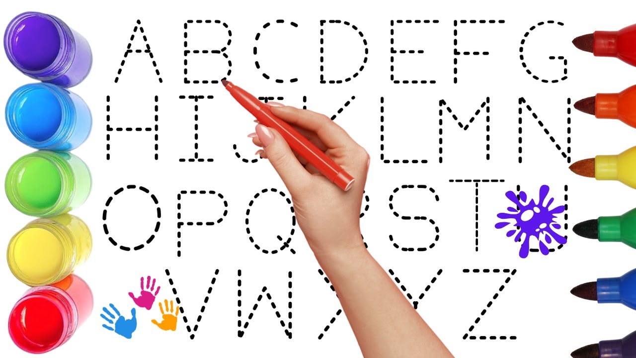 Learn Alphabet Writing with Fun Colors ️ | Easy ABC Learning for Kids 🌈 ...