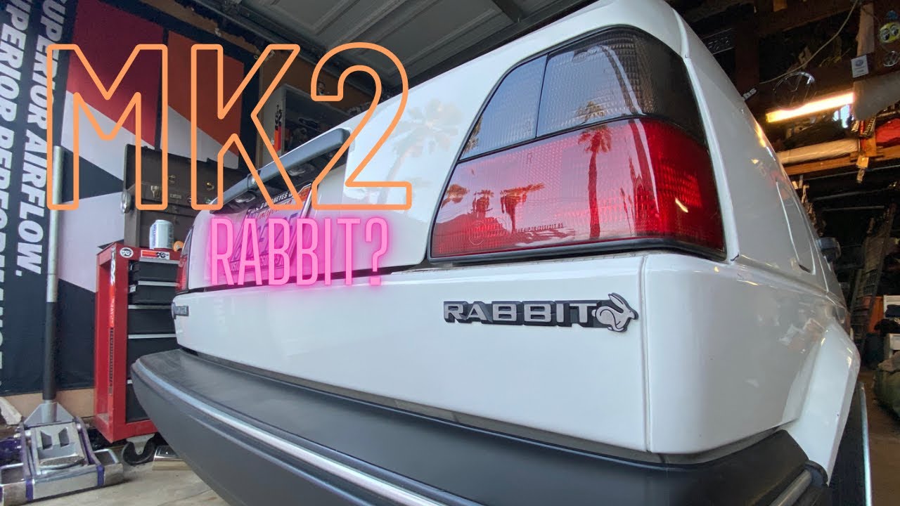 Mk2 Rabbit? | New emblem and new oil pan installed. #mk2 #golf #vw # ...