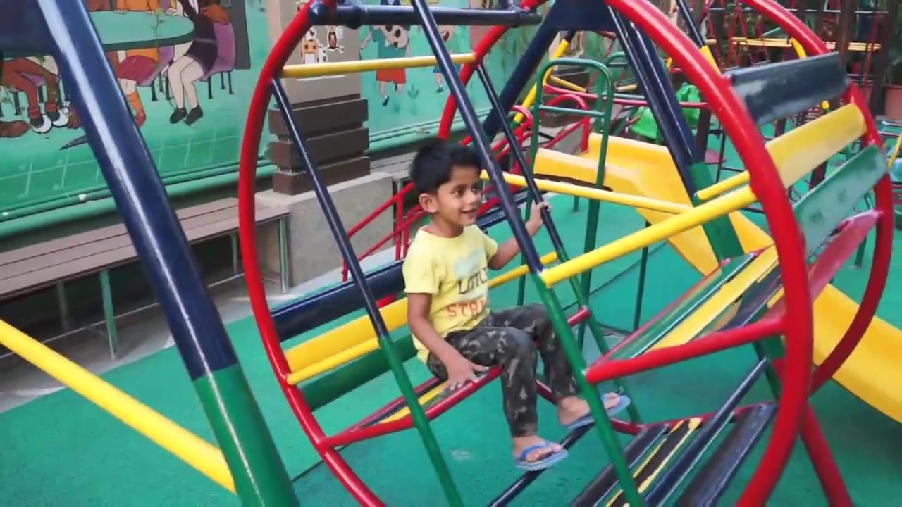 Outdoor Playground Family Fun Play Area by Indian Kids Zone - YouTube