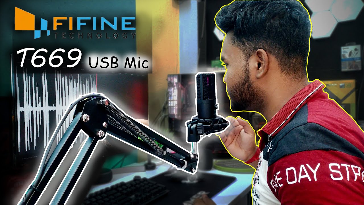 Fifine T669 USB Condenser Microphone Unboxing & Review - Best Budget ...