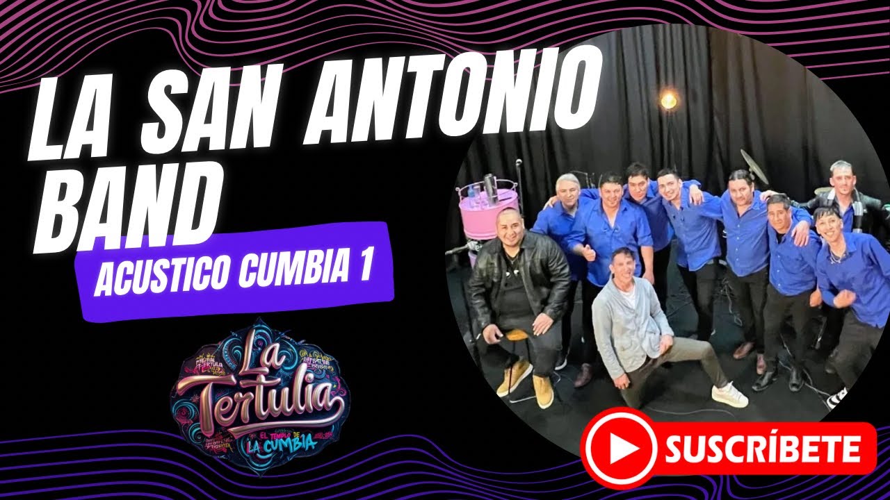 Live acústico de cumbia con La San Antonio Band en La Tertulia de Bahia ...