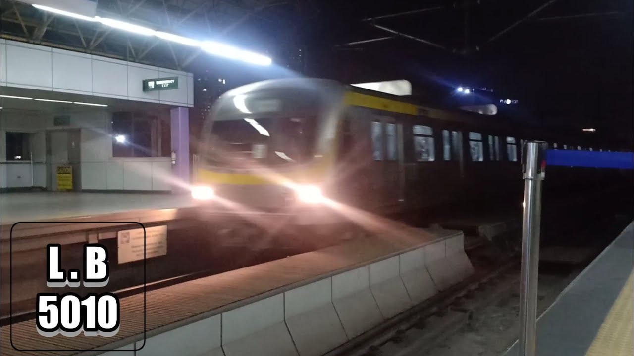 LRTA Line 2 TS #03 arriving Recto Terminal Station - YouTube