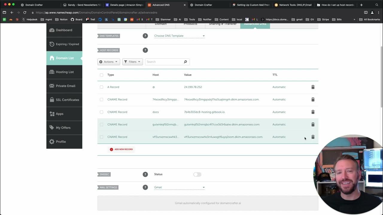 Setting Up AWS SES (Simple Email Service) for a domain - YouTube