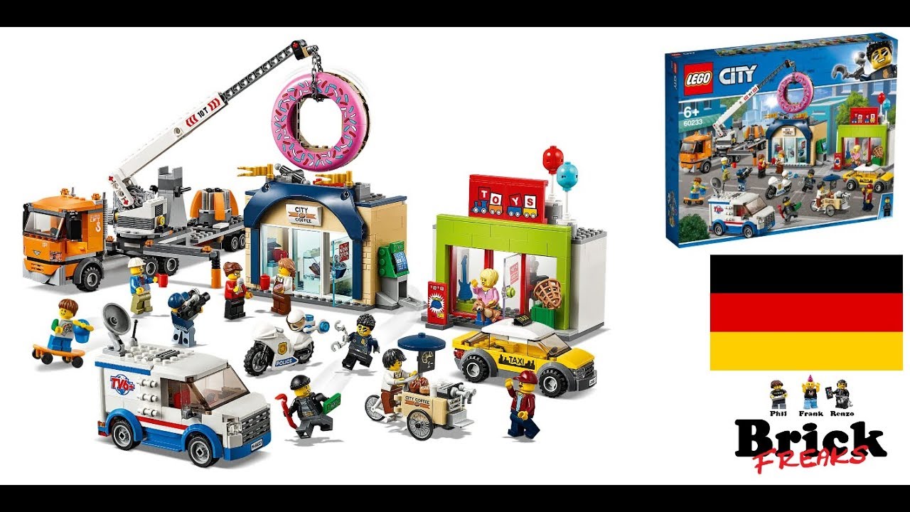 Lego City 60233 - Donut Shop Eröffnung - Aufbau und Review - YouTube
