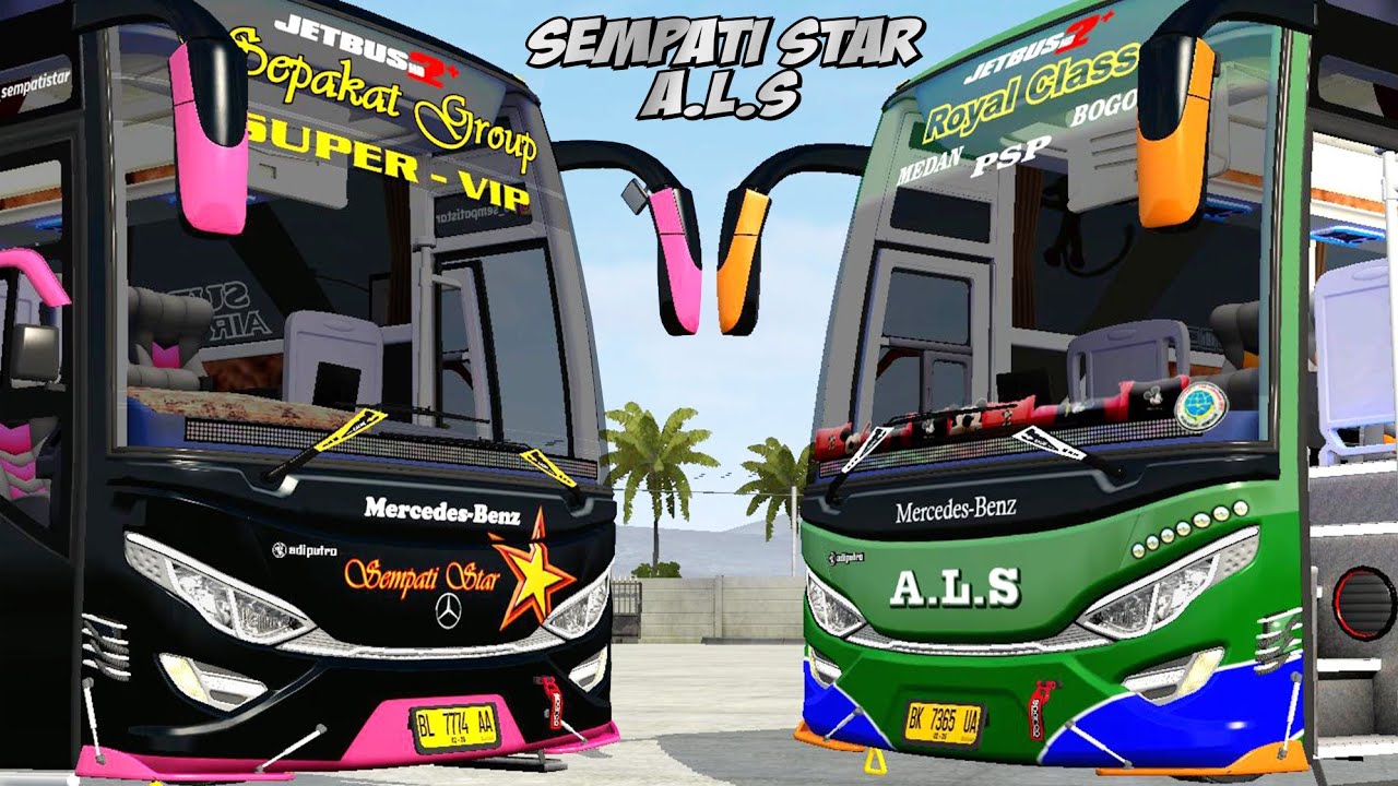 ALS Sempati Star. Livery Mod JB2 HD Full Variasi AS X FM. Bussid - YouTube