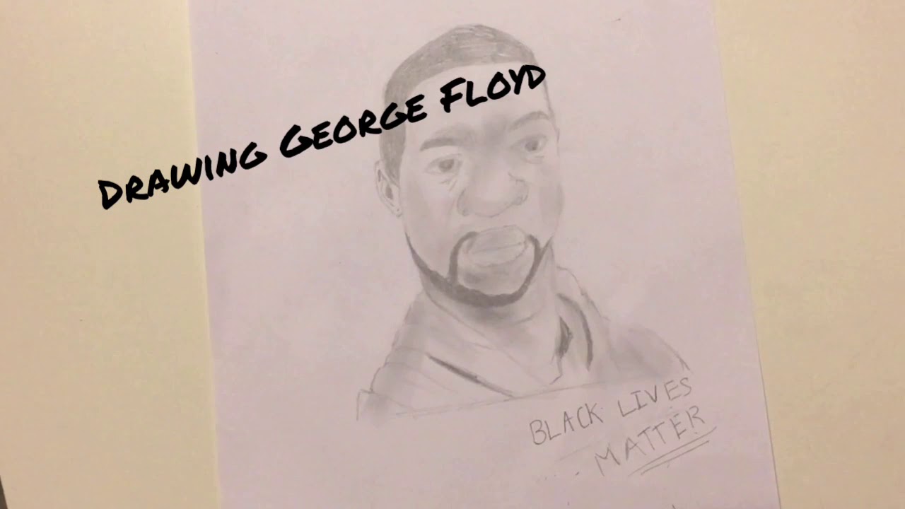 RIP George Floyd || Pencil Drawing - YouTube