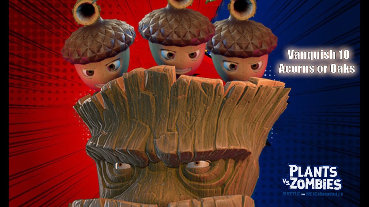 Rise of the Acorns**BATTLE CHEST CHALLENGES**Weirding Woods-Plants vs ...