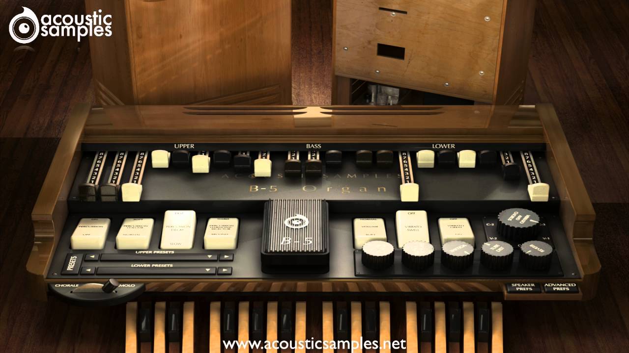 Acousticsamples B-5 Organ - YouTube