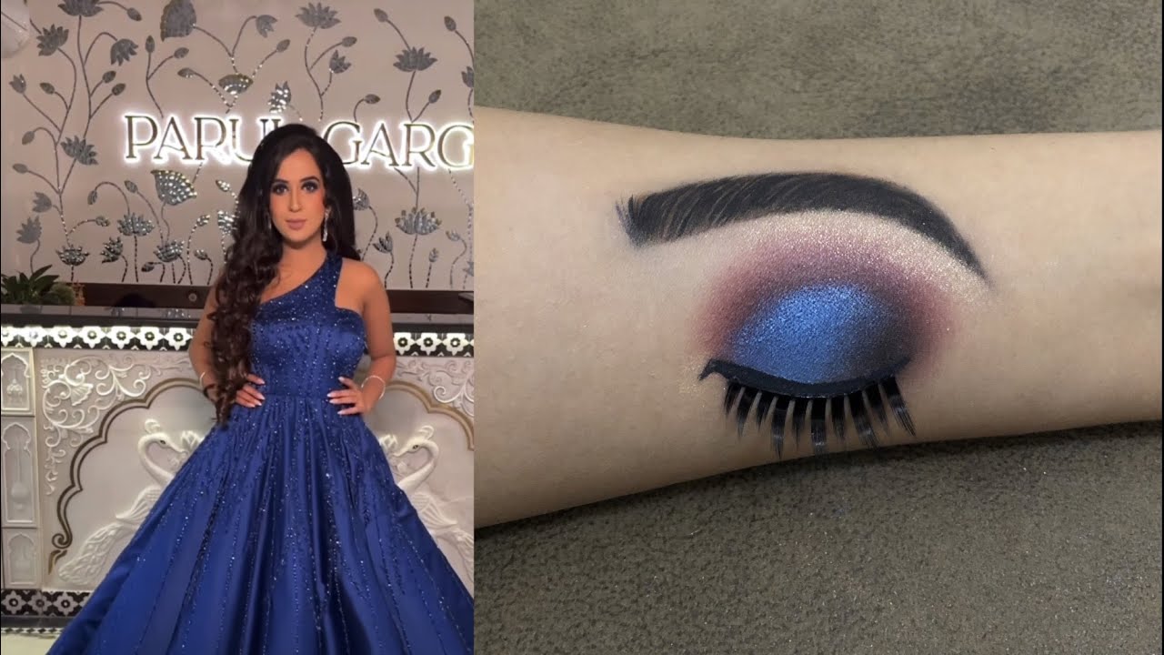 Parul Garg Bride’s blue 💙Eyeshadow look tutorial | Makeup by Parul Garg ...