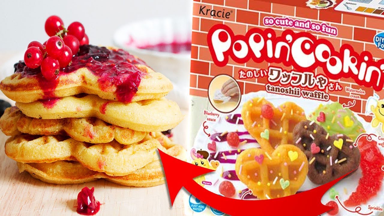 Tanoshii Waffle Popin Cookin Kawaii Cookin Youtube