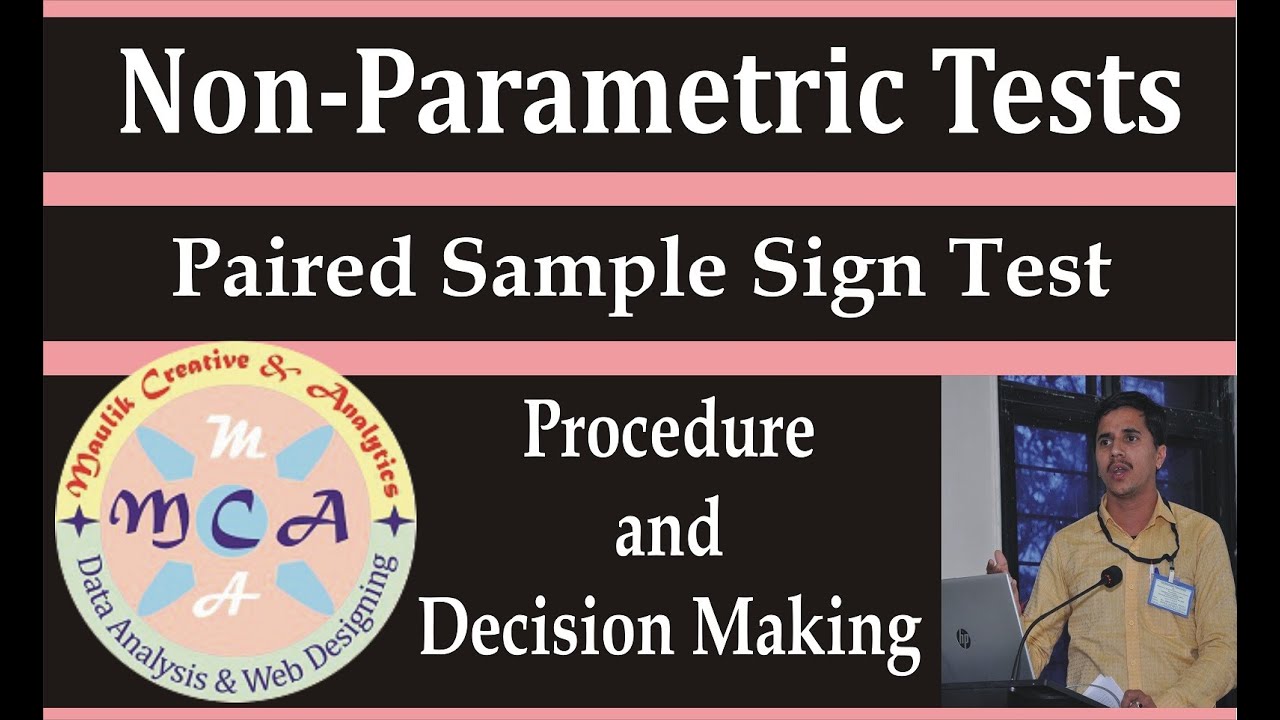 Ordinary Sign Test: Paired Sample Case - YouTube