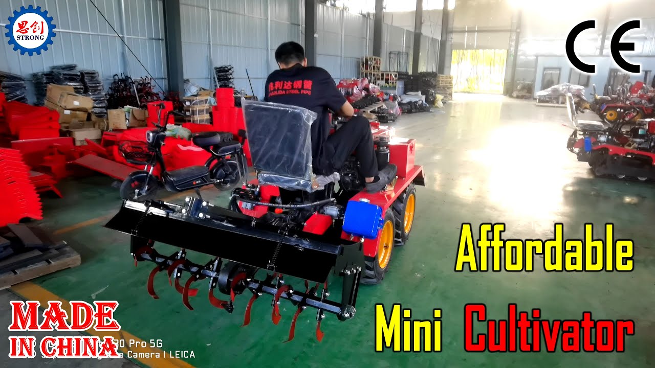 Chinese Affordable Multi Functional Crawler Mini Tractor - YouTube