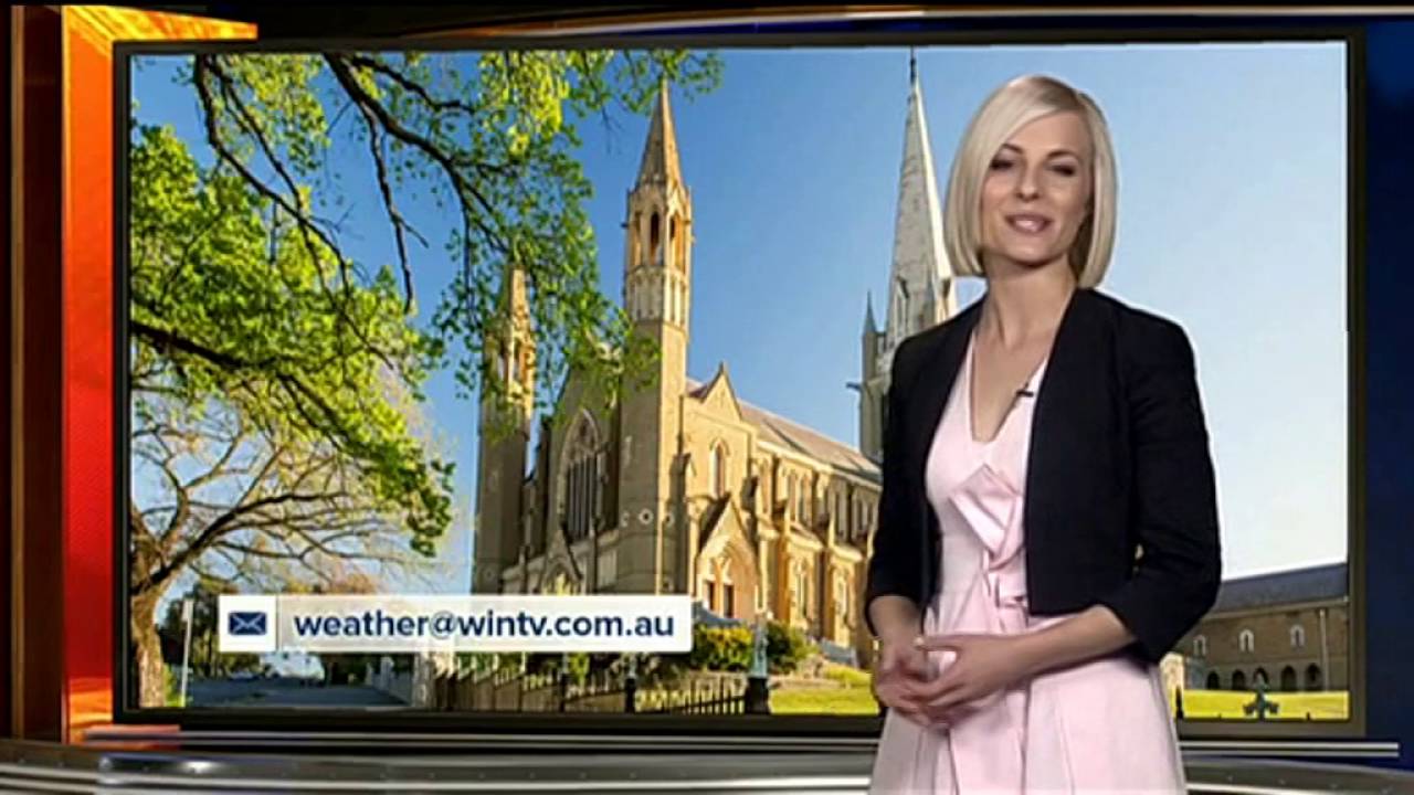 WIN News Bendigo | Tanya Dendrinos' First Weather Report (5.9.2016 ...