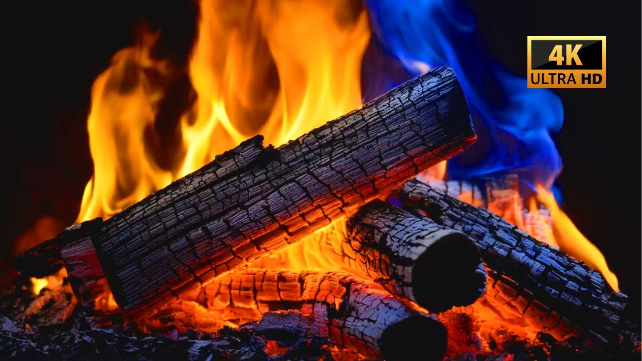 🔥 Calming Fireplace Sounds for a Cozy Night - Relax and Unwind with ...