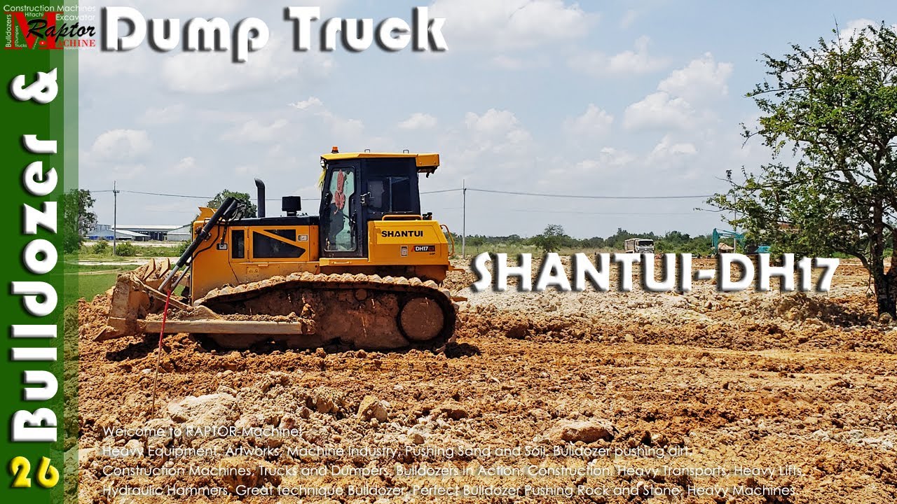 [26] Bulldozer Action | Land Fill Up Processing with Dozer SHANTUi ...