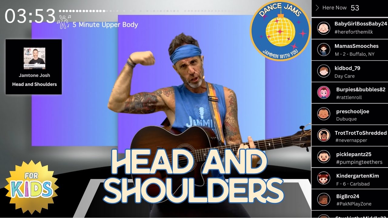 Head and Shoulders | Jammin With You - Kids Songs & Family Jams - YouTube