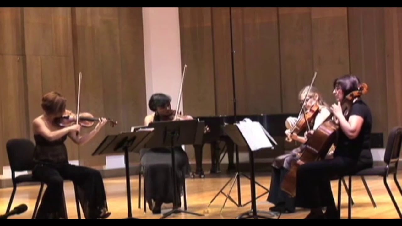 Music Alive Ensemble Quartet- Bartok--Allegro molto capriccioso - YouTube