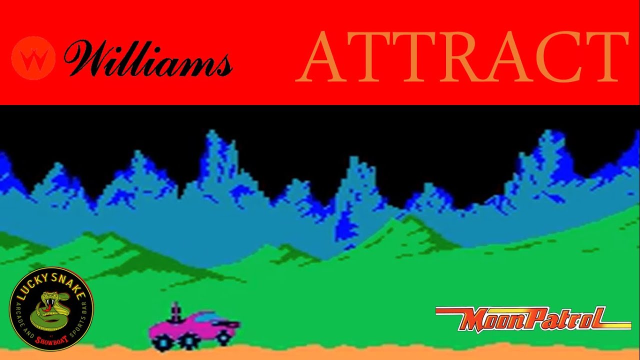 Moon Patrol - Attract Mode - YouTube
