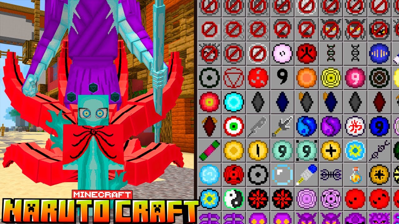 FINALMENTE!! NARUTO CRAFT V6.1 Addon/Mods para Minecraft PE!| ATUALIZOU ...