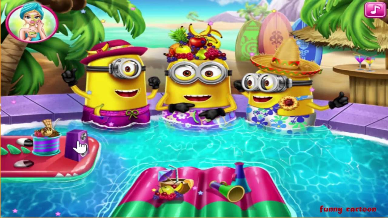 Minions- Minions Pool Party | Very fun - YouTube