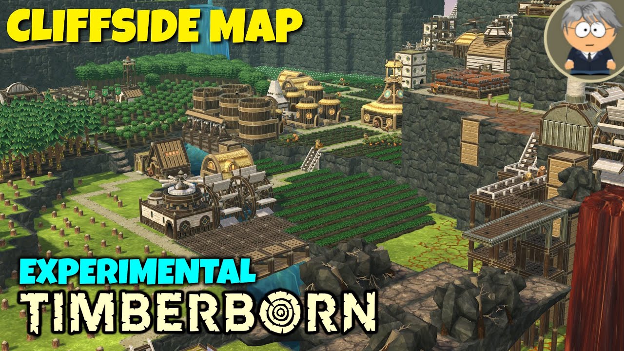New Cliffside Map - Update 6 Experimental Timberborn Gameplay - ep 6 ...
