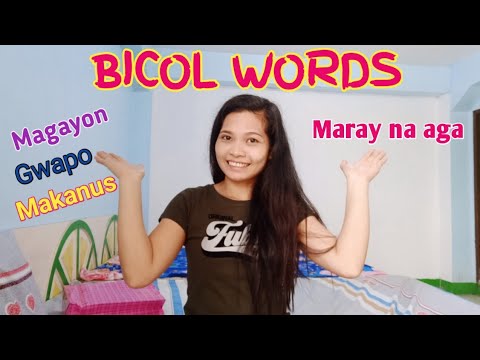 LEARN BICOL WORDS | Bicol translate in Tagalog and English ...