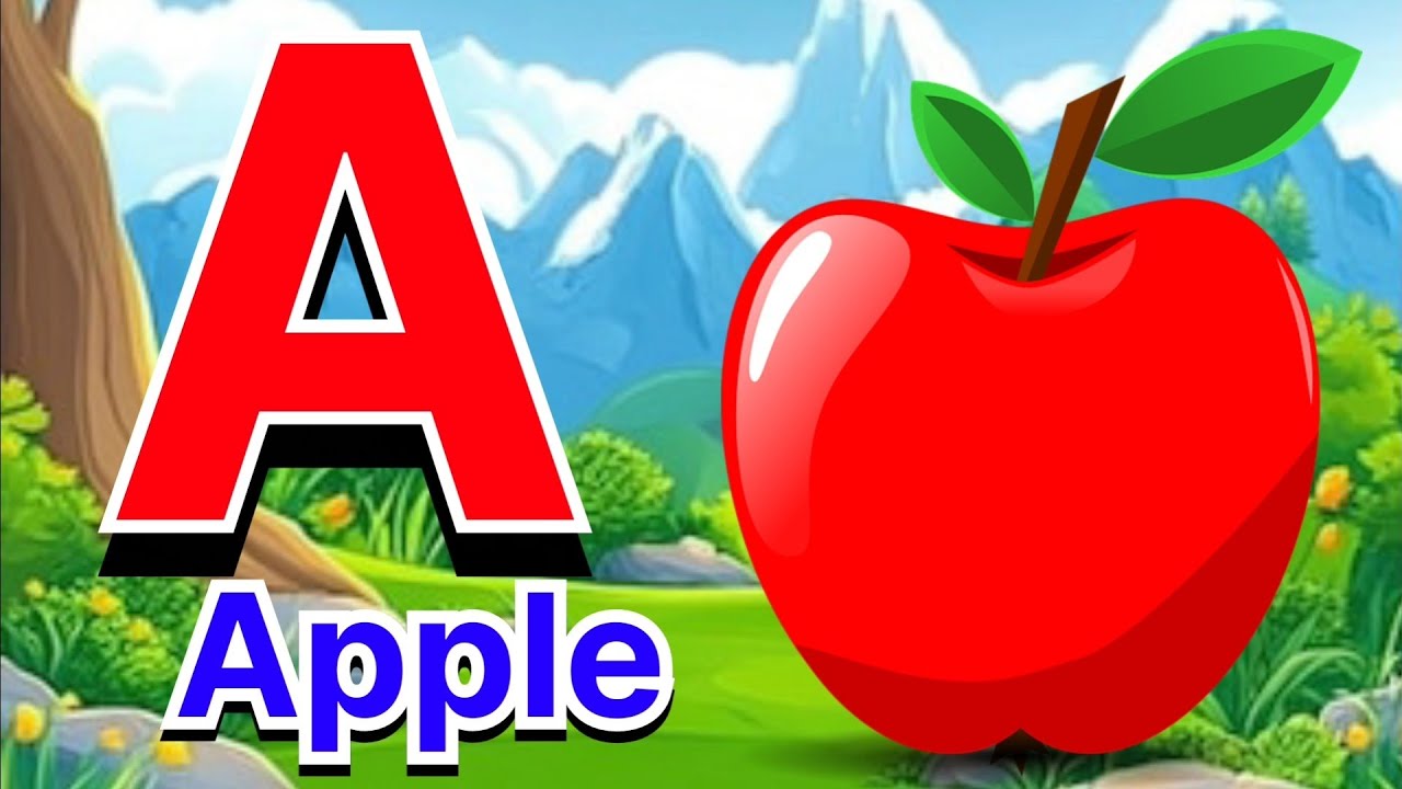 123 ABC Phonic Song for Toddler , A for Apple Learn ABC Alphabets,a for ...