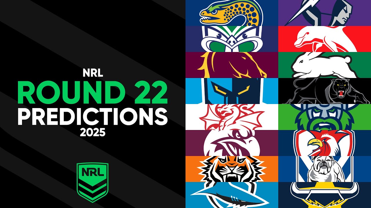 NRL Round 22 Predictions 2025 - YouTube