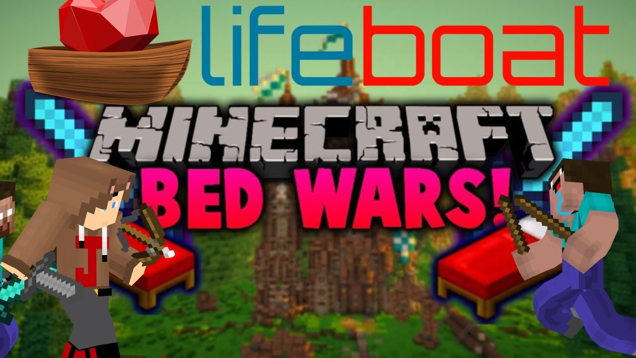 Minecraft Bedwars (Lifeboat) - YouTube