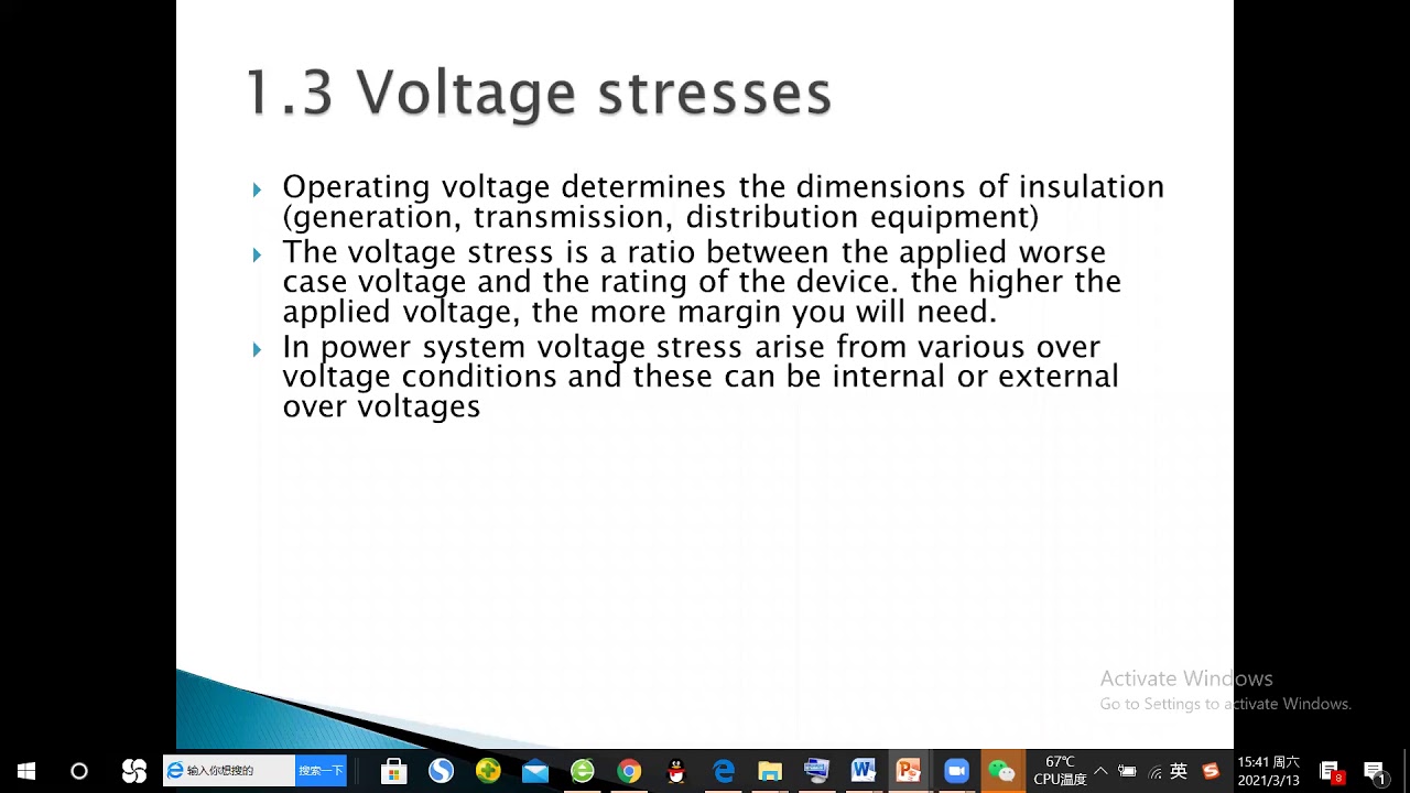 Voltage stresses in High Voltage - YouTube